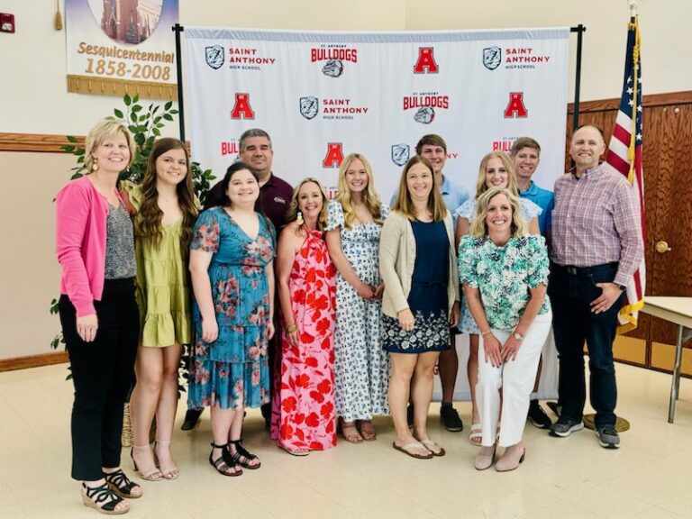 Class of 1997 with their Class of 2024 Graduates | St. Anthony High School